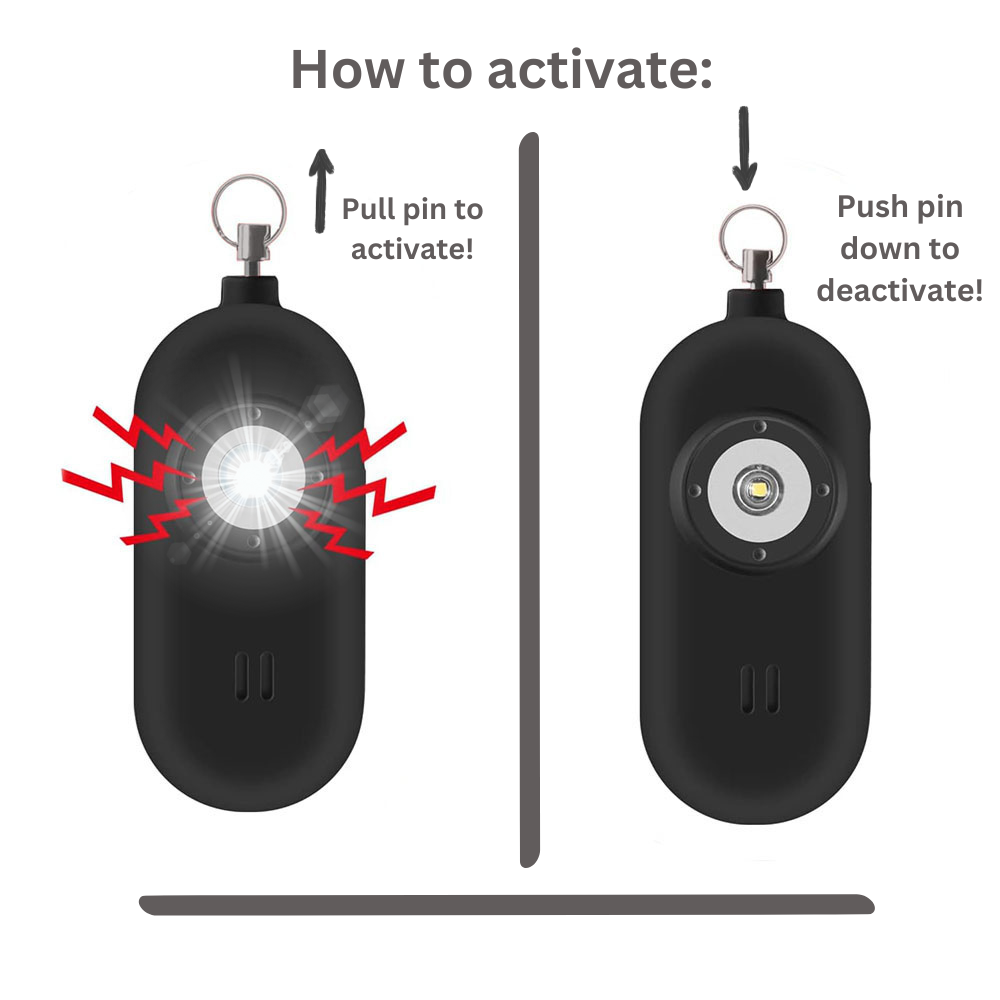 Oval Pocket-Size | Rechargeable Personal Safety Alarm
