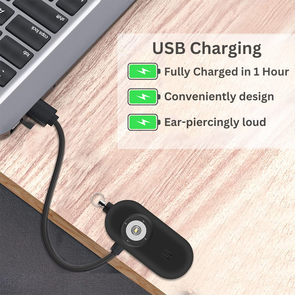 Oval Pocket-Size | Rechargeable Personal Safety Alarm